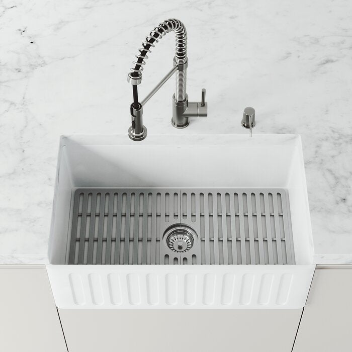 Silcone Bottom Sink Grid for Single Bowl Kitchen Sink – Salvage & Co ...