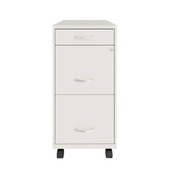 14.25'' Wide 3 -Drawer Mobile Steel Vertical Filing Cabinet – Salvage ...