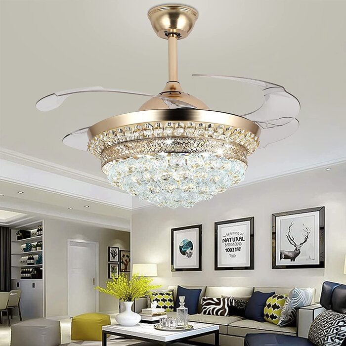 Abdul-Samee Ceiling Fan with LED Lights – Salvage & Co Fishers