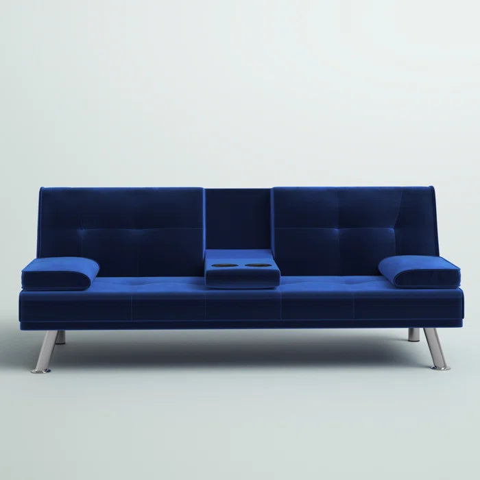 Alleyne Twin 65.3'' Wide Tufted Back Convertible Sofa with Storage ...