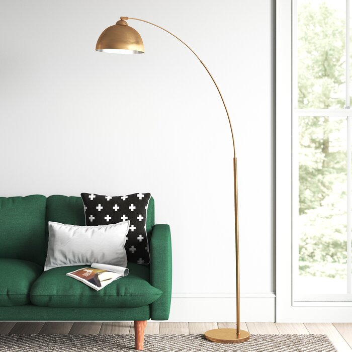 Arenstein Angelray 79" Arched Floor Lamp – Salvage & Co Fishers