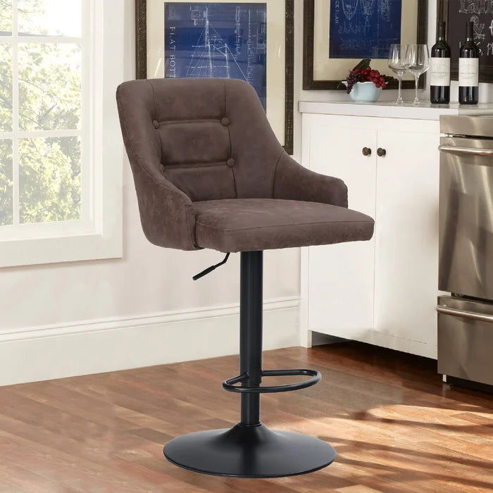 Borg Swivel Adjustable Height Bar Stool – Salvage & Co Fishers