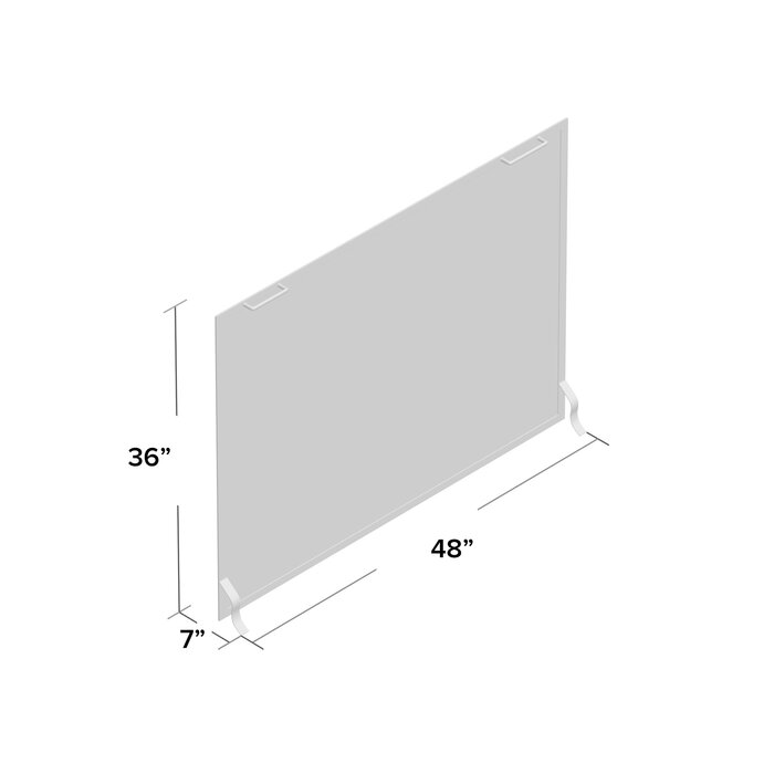 Cicero Single Panel Steel Fireplace Screen – Salvage & Co Fishers
