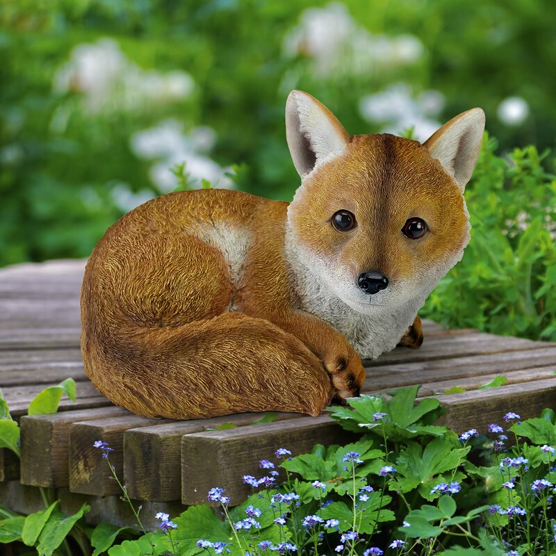 Diablo the Baby Red Fox Statue – Salvage & Co Fishers