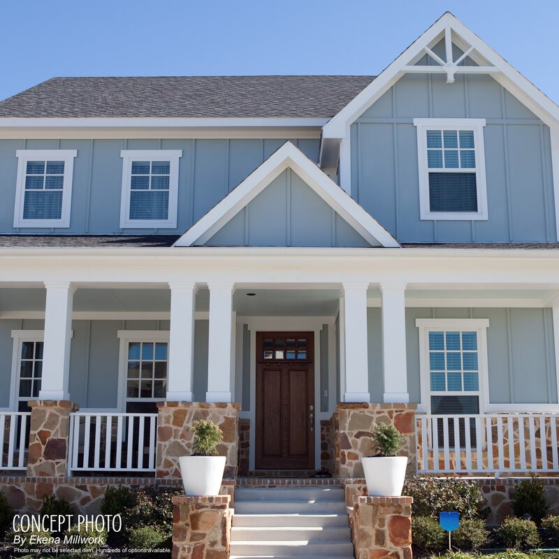 Endura Craftsman Classic Square Non-Tapered Recessed Column 96 x 5.63 ...