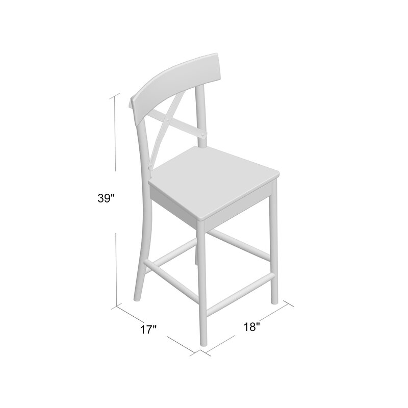 Eugley Solid Wood Bar Stool – Salvage & Co Fishers