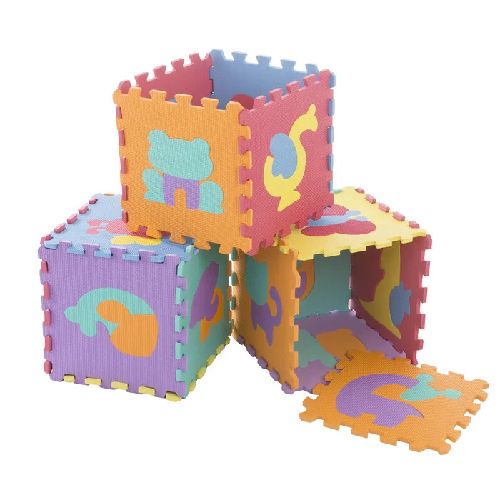 Floor Animal Puzzle Learning Interlocking Foam Playmat – Salvage & Co ...