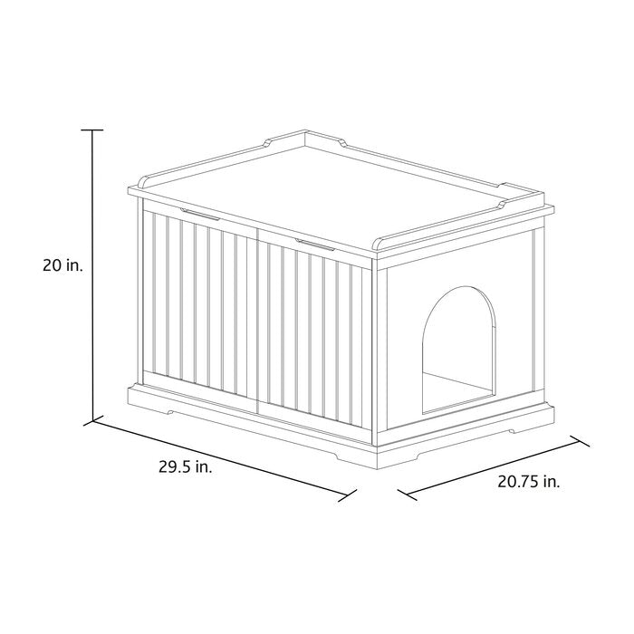 White Frieda Litter Box Enclosure (SB1182) – Salvage & Co Fishers
