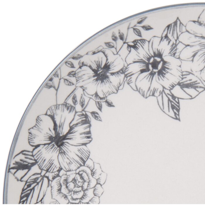 Gray Gabriela 16 Piece Dinnerware Set, Service for 4 – Salvage & Co Fishers