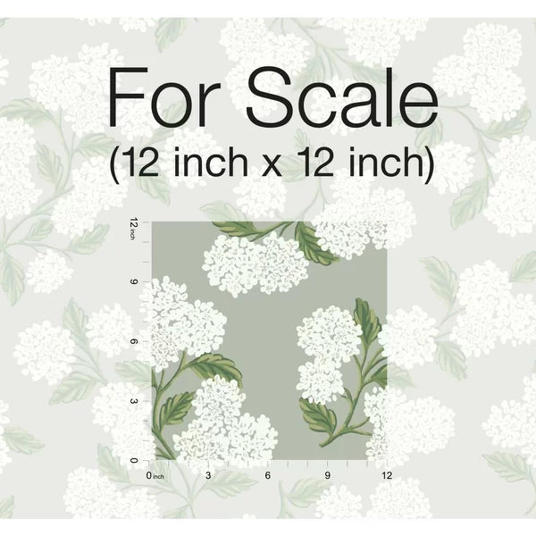 Hydrangea 27' x 27" Wallpaper Roll - 60.75 sq. ft. – Salvage & Co Fishers