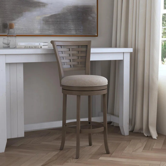 Lantz Swivel Bar Stool (30" Seat Height) – Salvage & Co Fishers