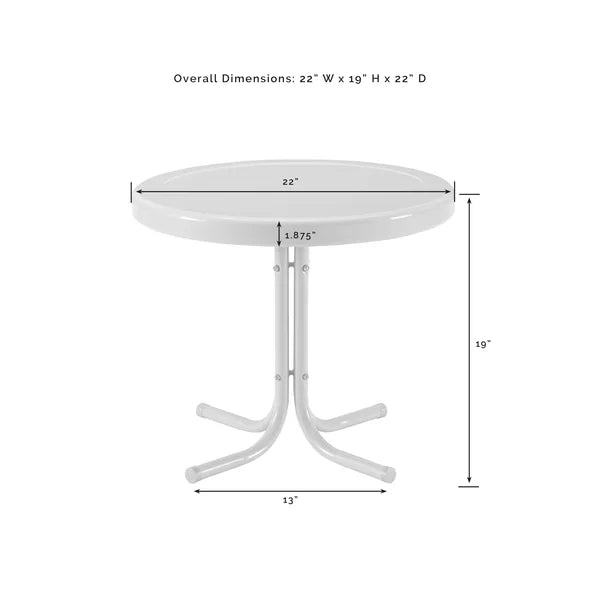 Morrison Metal Side Table – Salvage & Co Fishers