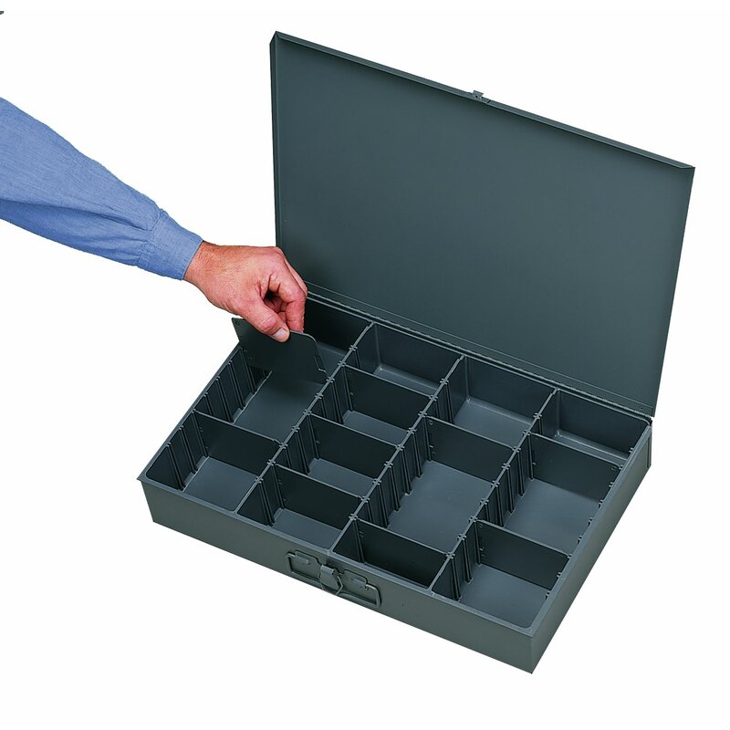 Steel Adjustable Compartment Small Scoop Box – Salvage & Co Fishers