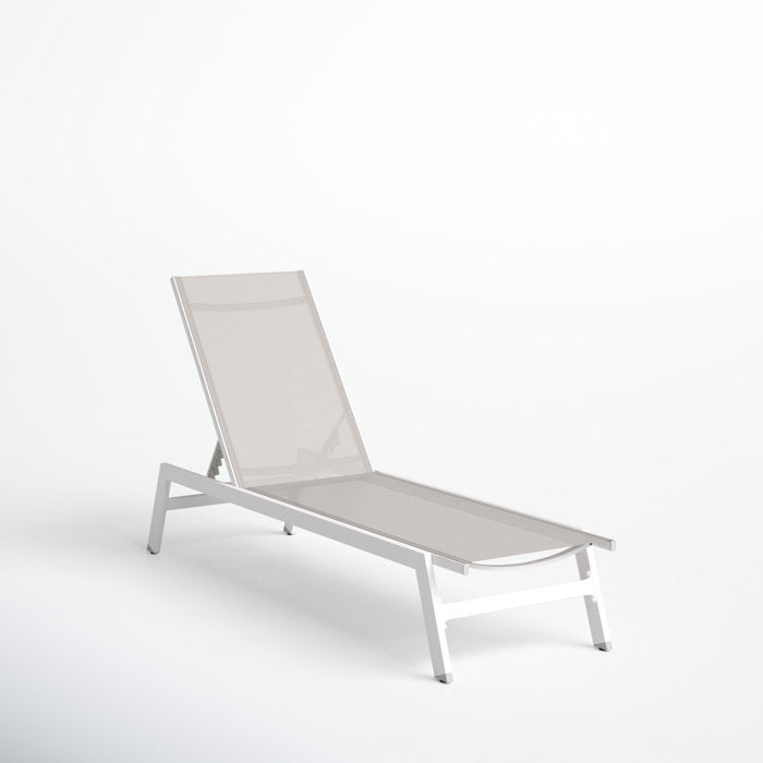 Yves Outdoor Metal Chaise Lounge – Salvage & Co Fishers