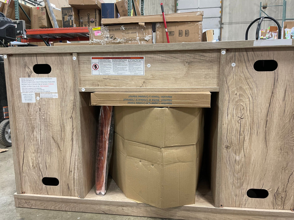 Lorraine TV Stand for TVs up to 55" with Fireplace Included – Salvage ...