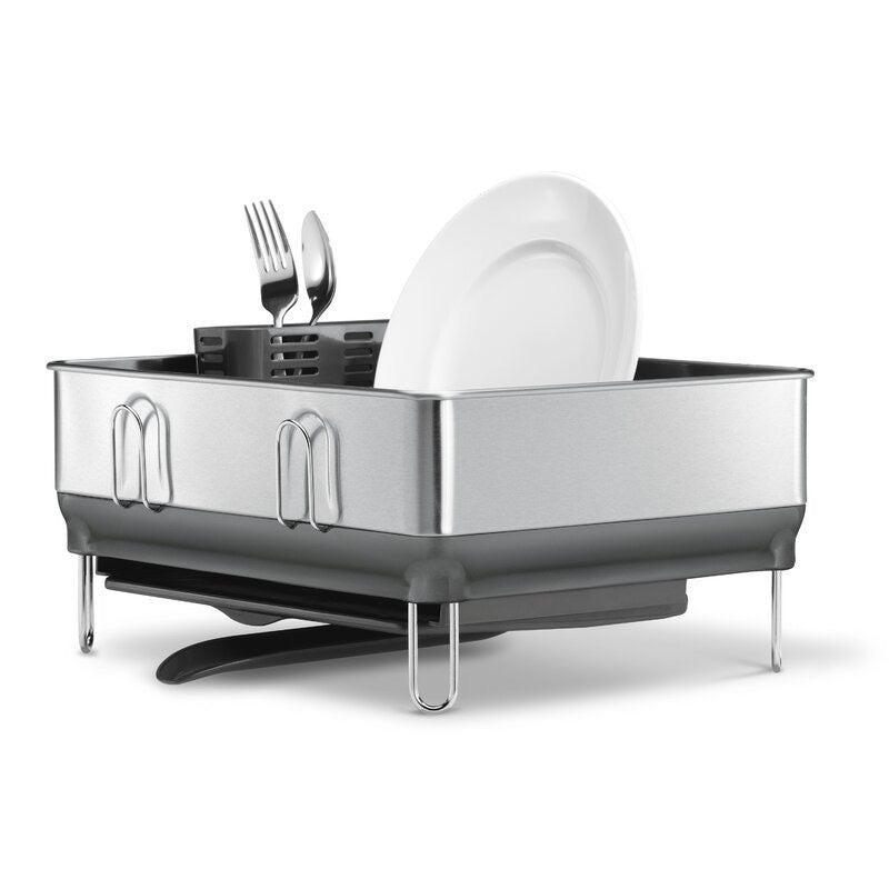 Simplehuman Stainless Steel Countertop Dish Rack(1468) – Salvage & Co ...